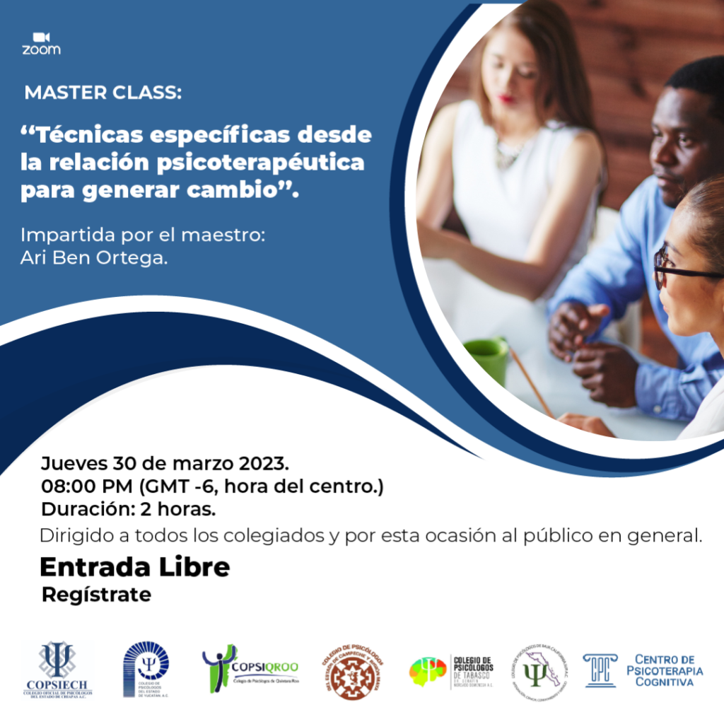 Técnicas específicas desde la relación terapéutica para generar cambio ...